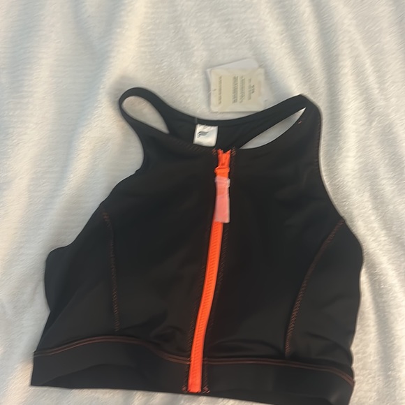 Fabletics | Swim | Black With Orange Accents | Poshmark